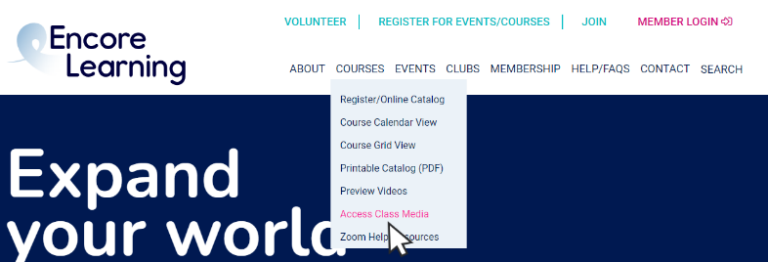 Quick Start Guide - Encore Learning